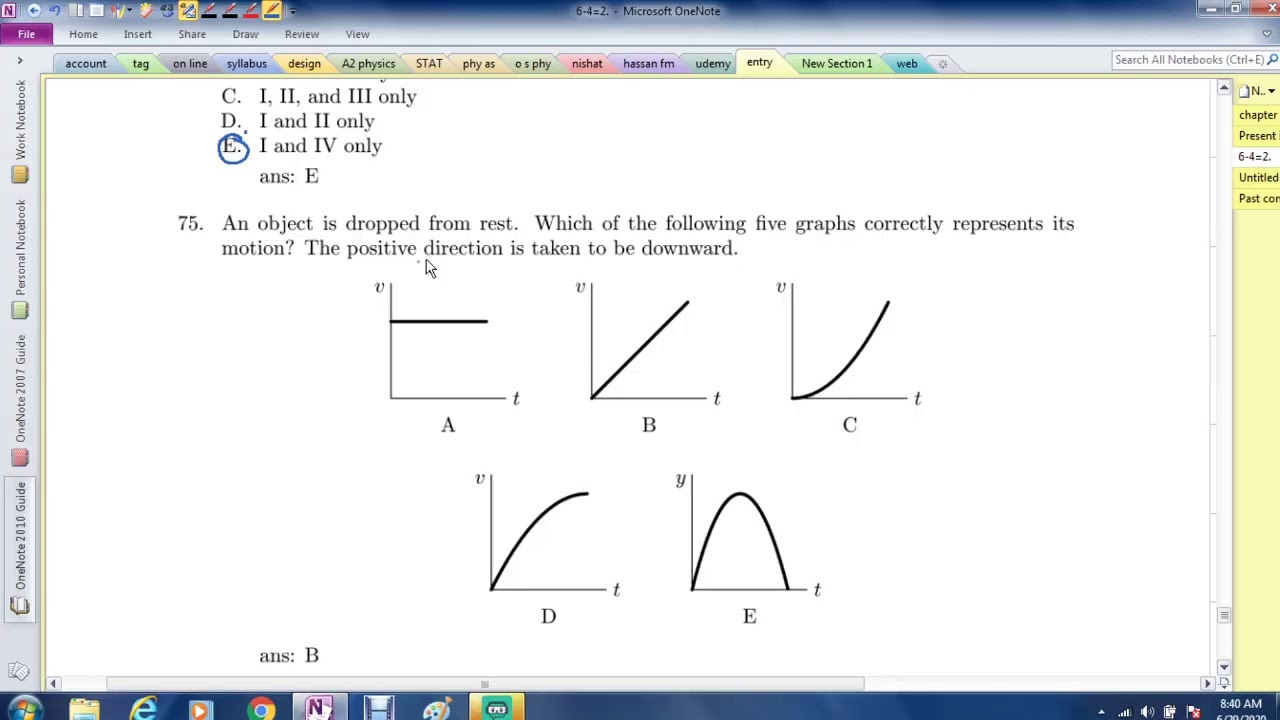 entry test physics lecture no 9 - YouTube