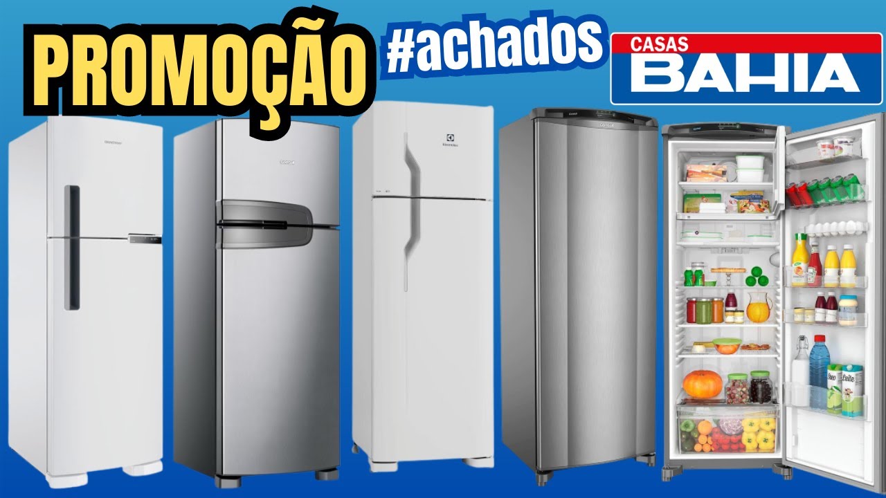 Ofertas de GELADEIRAS na CASAS BAHIA Confira Nossos Achados - YouTube