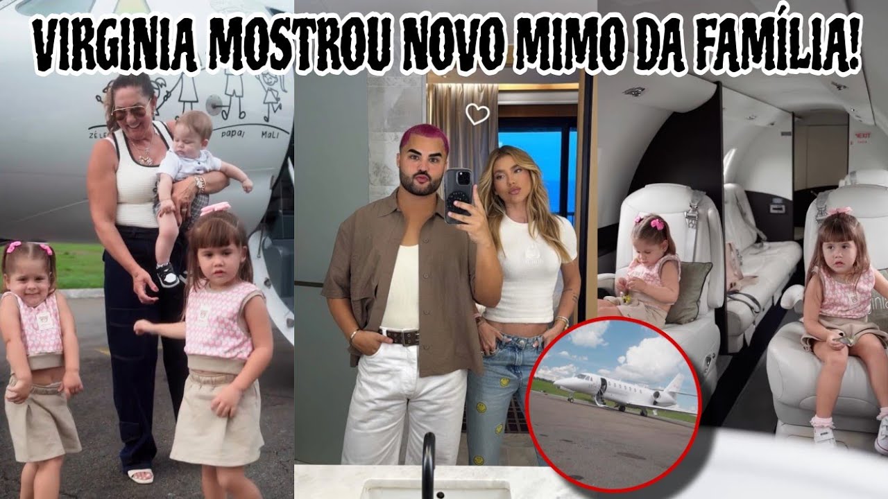 VIRGINIA MOSTRA NOVO JATO QUE COMPROU: "FAMÍLIA CRESCEU E O AVIÃO ...