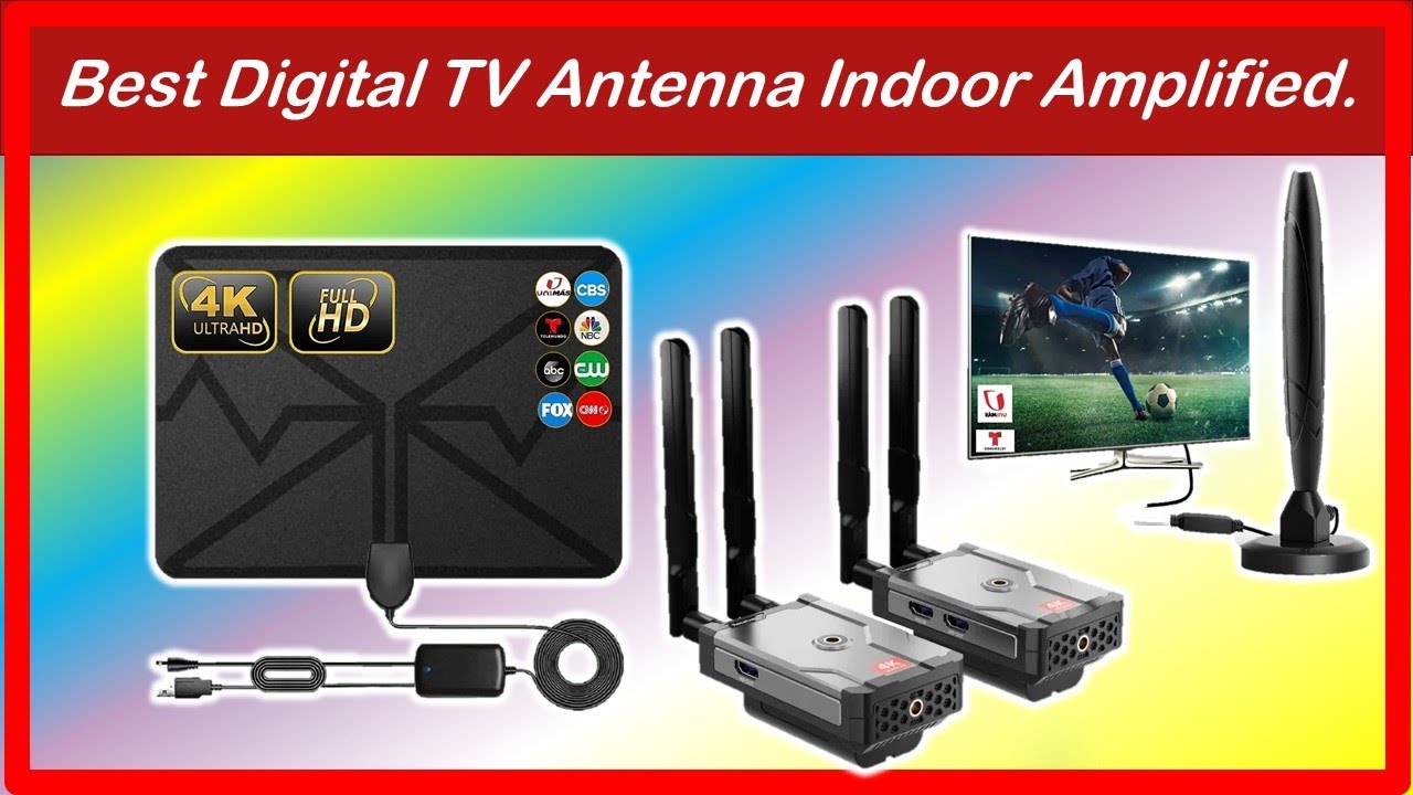 Best Digital TV Antenna Indoor Amplified. | Top 5 - YouTube