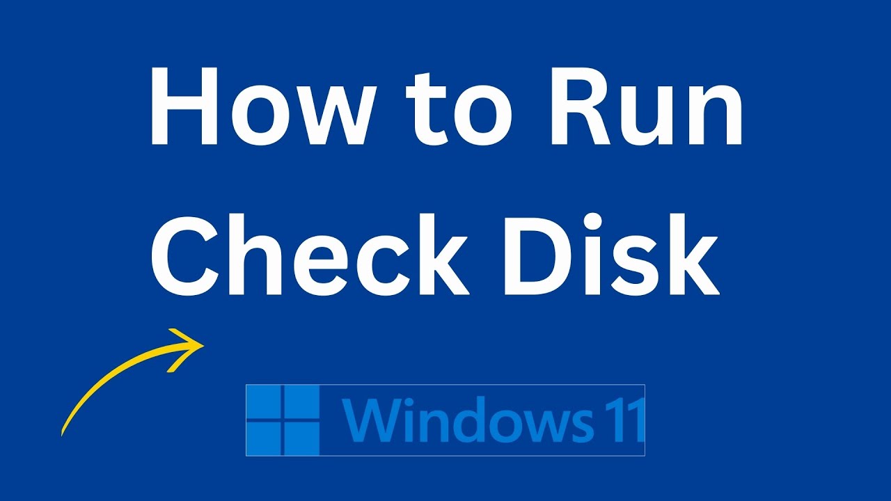 How to Run Check Disk on Windows 11 Official Dell Tech Support - YouTube