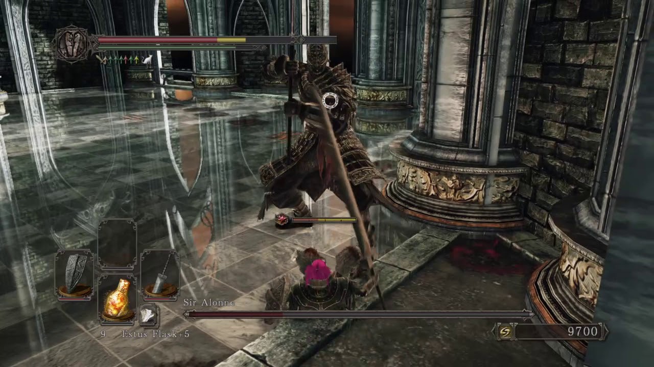 Sir Alonne Boss Fight DS2 - YouTube