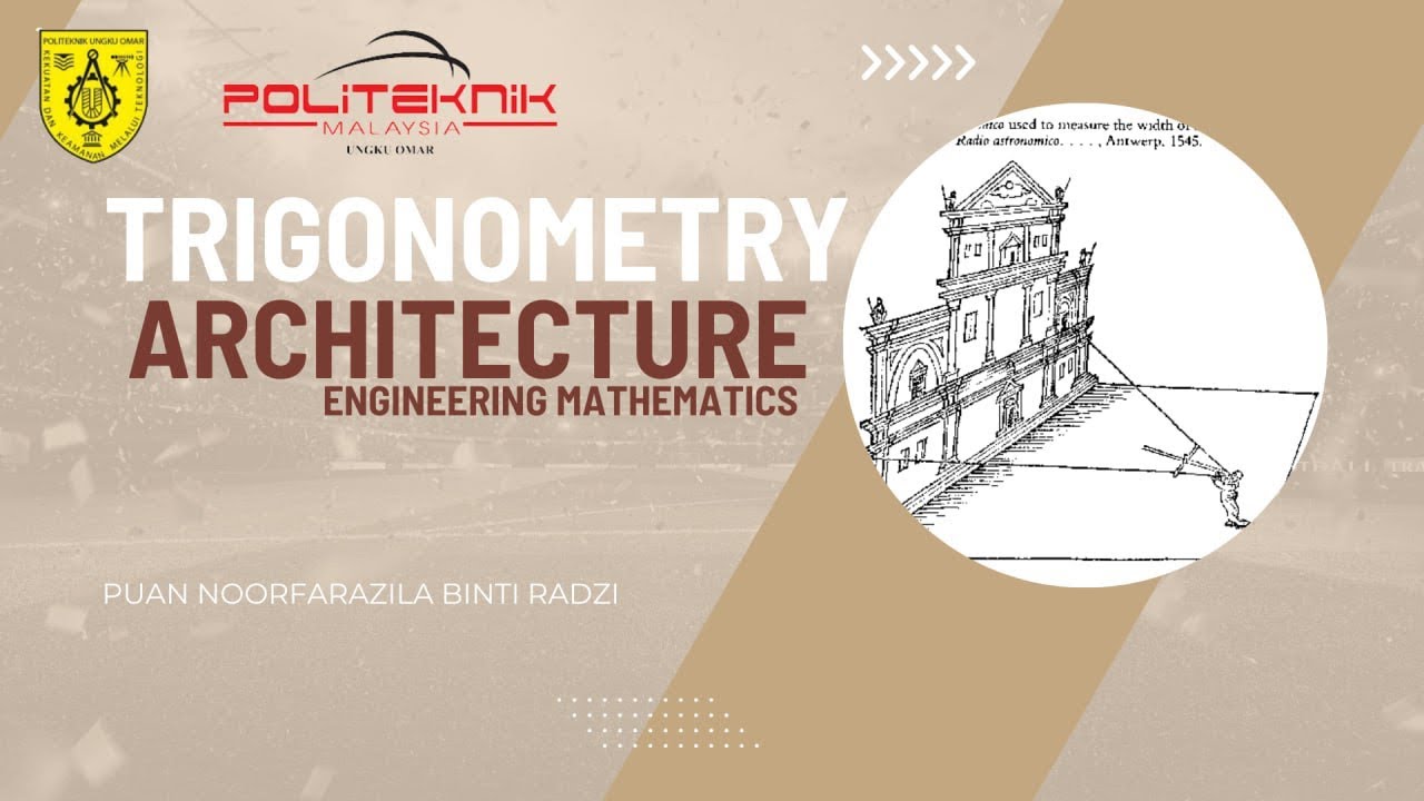TRIGONOMETRY IN ARCHITECTURE [ ENGINEERING MATHEMATICS ] - YouTube