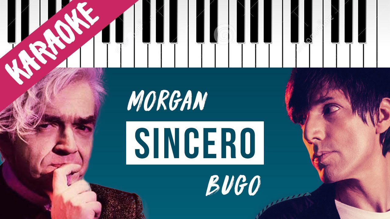 Bugo feat. Morgan | Sincero | SANREMO 2020 // Piano Karaoke con Testo ...