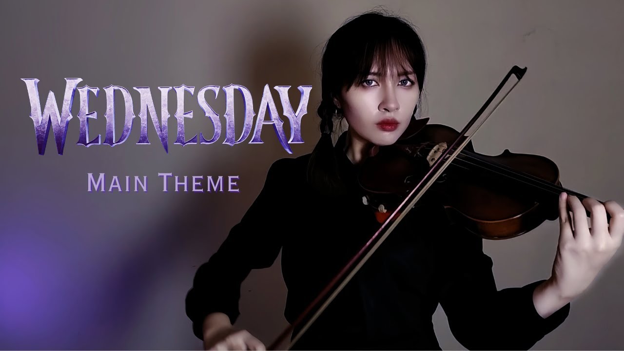 Wednesday Main Theme Violin Cover - YouTube