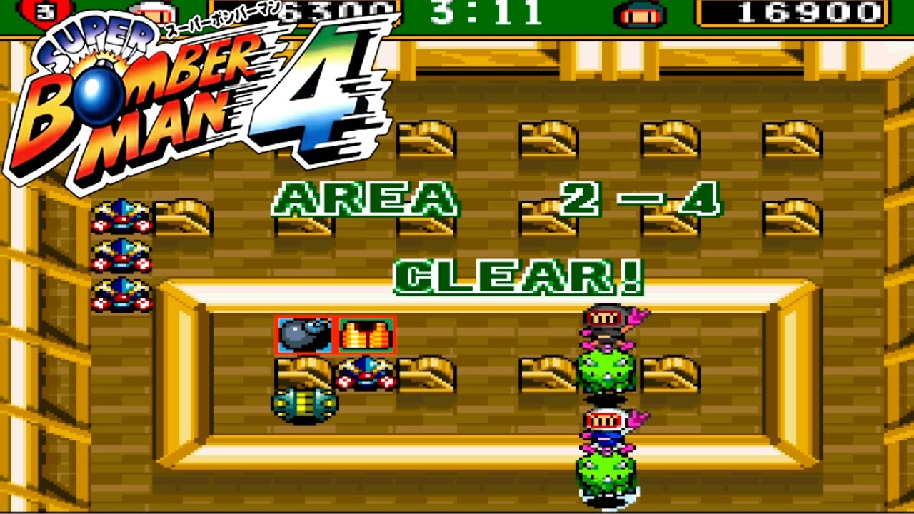 Super Bomberman 4 Até Zerar (2 Players) - Snes Multiplayer online - YouTube