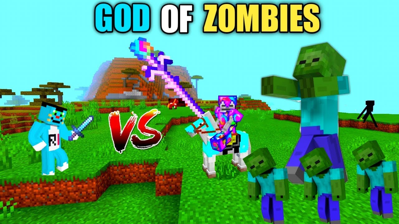Minecraft | God Of Zombies Vs Oggy And Jack | Spiral Luck Block | Rock ...