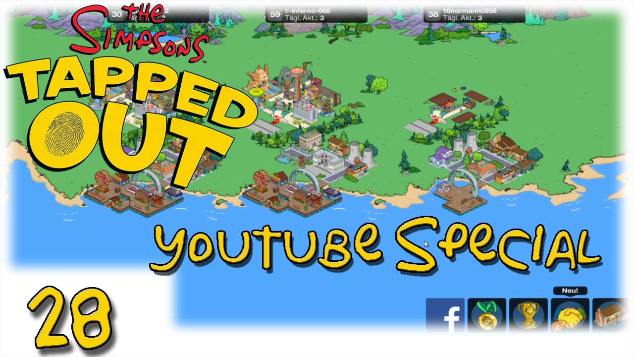 Simpsons - Springfield - Tapped out - YouTube Special #28 [Let's Play ...