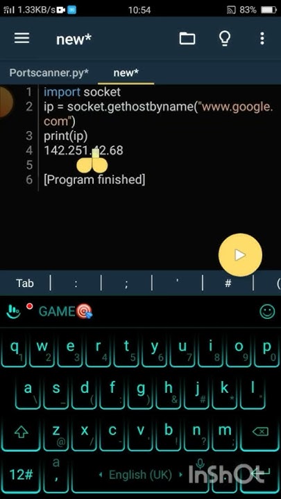 Python Make Portscanner Cwp Youtube