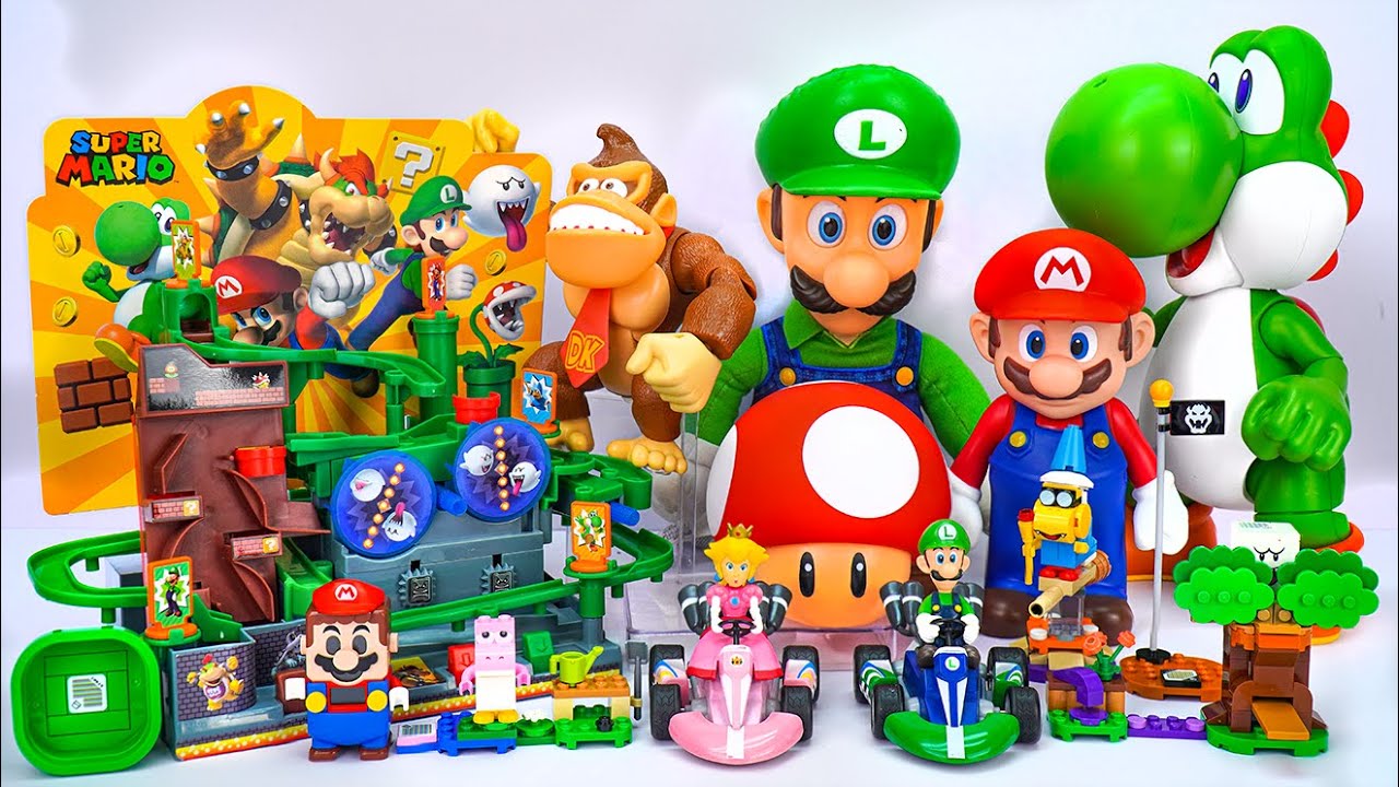 102 Minutes of Satisfying ASMR Unboxing 🐾 Super Mario Adventure Game DX ...