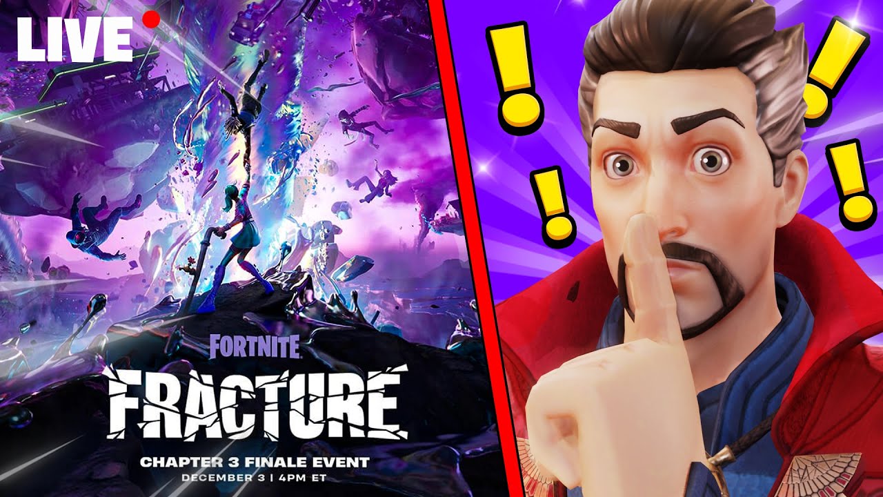 🔴 LIVE - Fracture Event COUNTDOWN in FORTNITE! - YouTube