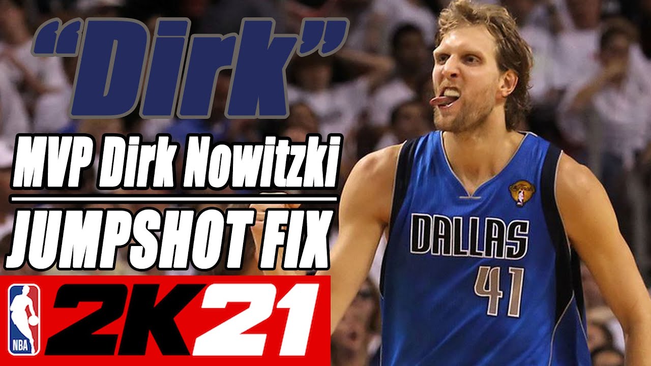 MVP Dirk Nowitzki Jumpshot Fix NBA2K21 with Side-by-Side Comparison ...
