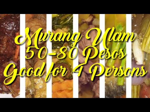 Murang Ulam Ideas || Budget Friendly || From 50-100 Pesos Only - YouTube