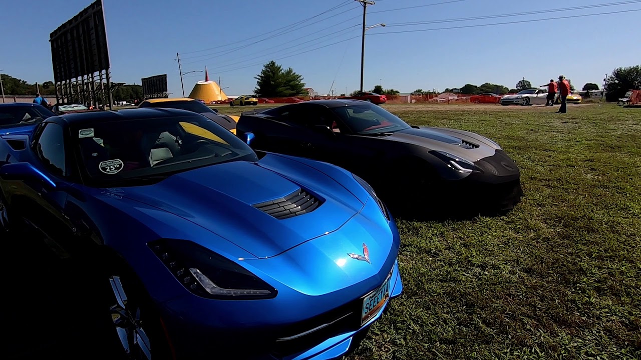 2019 National Corvette Caravan Parking Lot E - YouTube