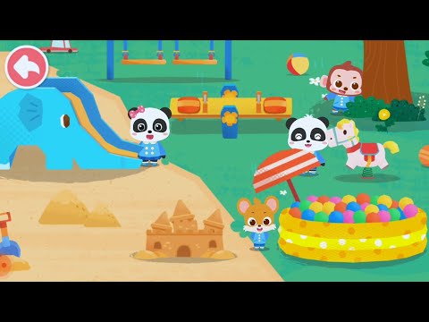 baby panda bermain di taman kanak-kanak game baby panda - YouTube