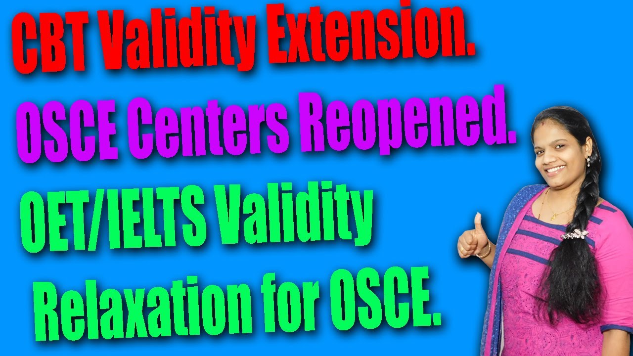 Updates | CBT, OET/IELTS Validity and OSCE Center | Malayalam - YouTube