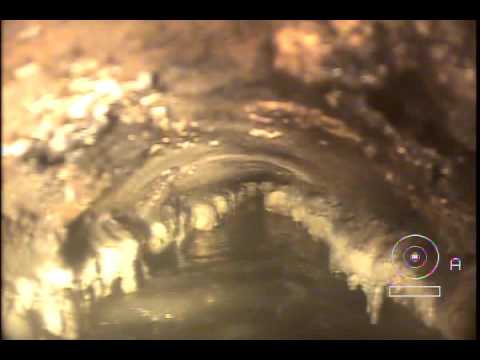 Fat, Oil and Grease (FOG) Deposits in Sanitary Sewer - YouTube