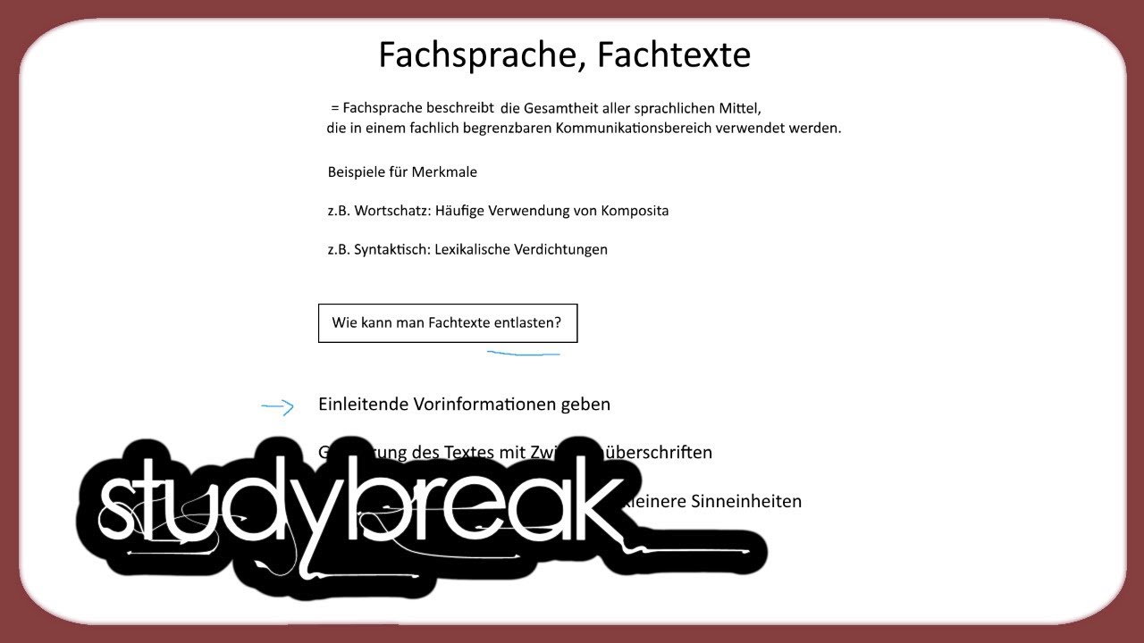 Fachsprache, Fachtexte | Deutsch als Zweitsprache - YouTube