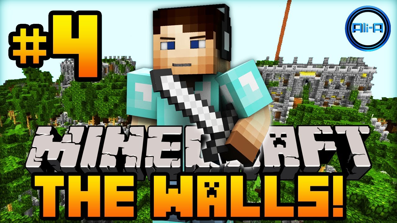 Minecraft THE WALLS - w/ Ali-A #4 - "Ali-A PLAYS SOLO!" - YouTube