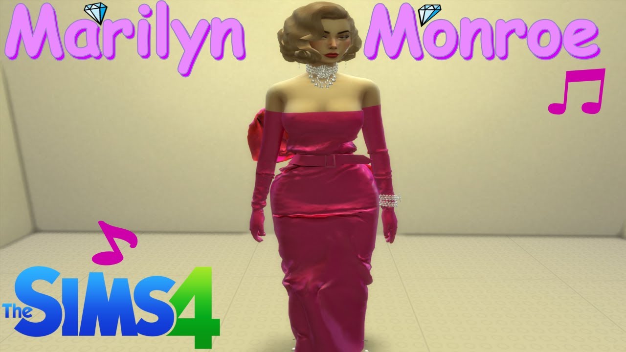 The Sims 4 | Marilyn Monroe | «Diamonds Are A Girls Best Friend» - YouTube