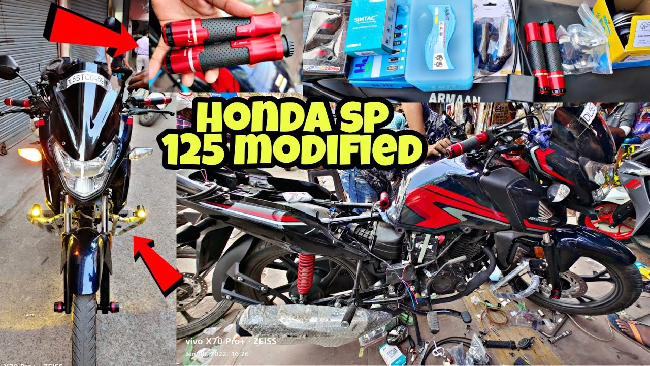 honda sp 125 bs6 fully modification 🔥 | सबसे ज्यादा modified Honda sp ...