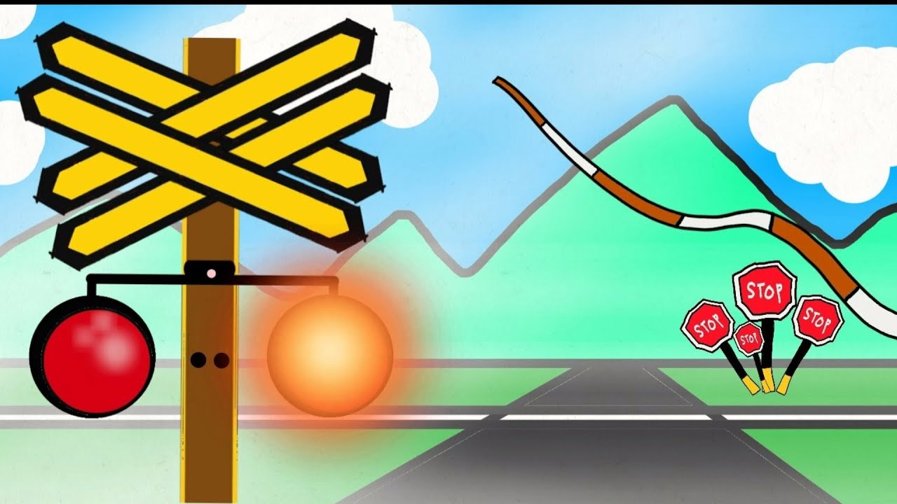Railroad crossing Funny and weird is cool - YouTube
