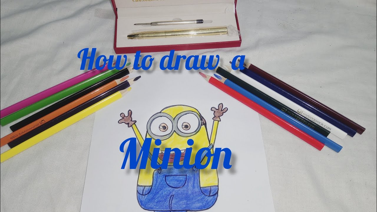 How To Draw a Minion /Minion drawing step by step - YouTube