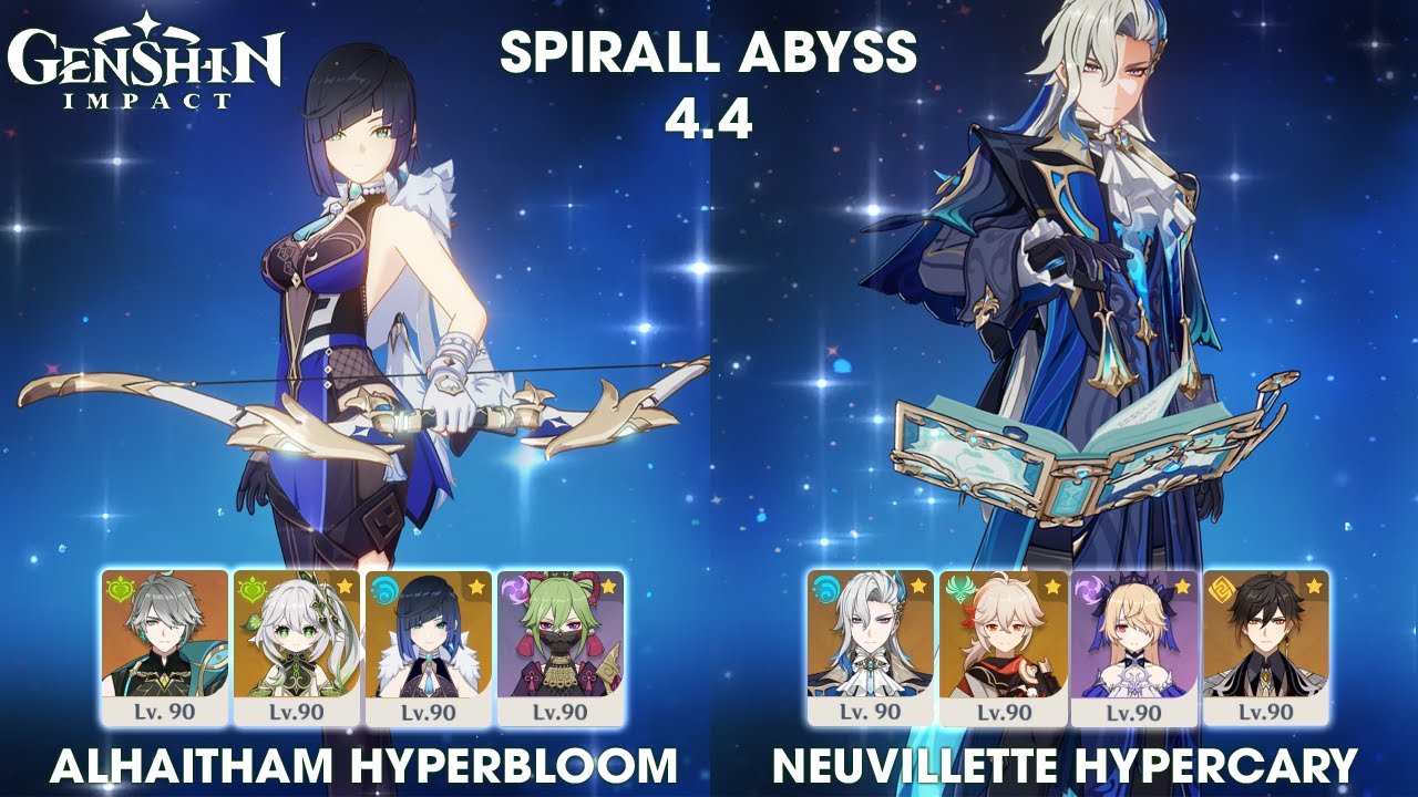 Alhaitham Hyperbloom and Neuvillette Hypercary | Genshin Impact ...