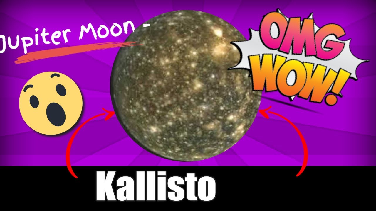 Jupiter Moon - Kallisto Callisto - Real Pictures -youtube.com/MoonMonde ...