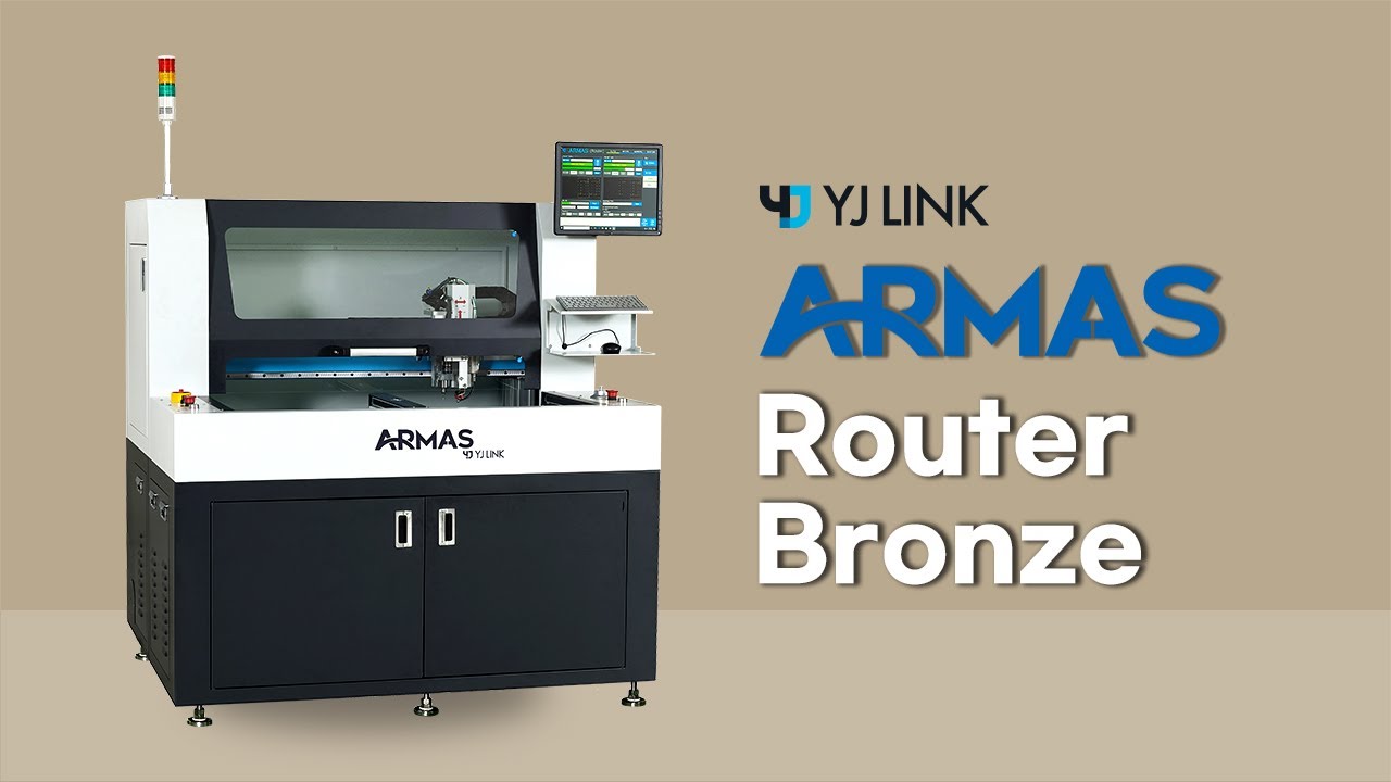 [YJ LINK] "ARMAS" Offline PCB Router - Bronze - YouTube