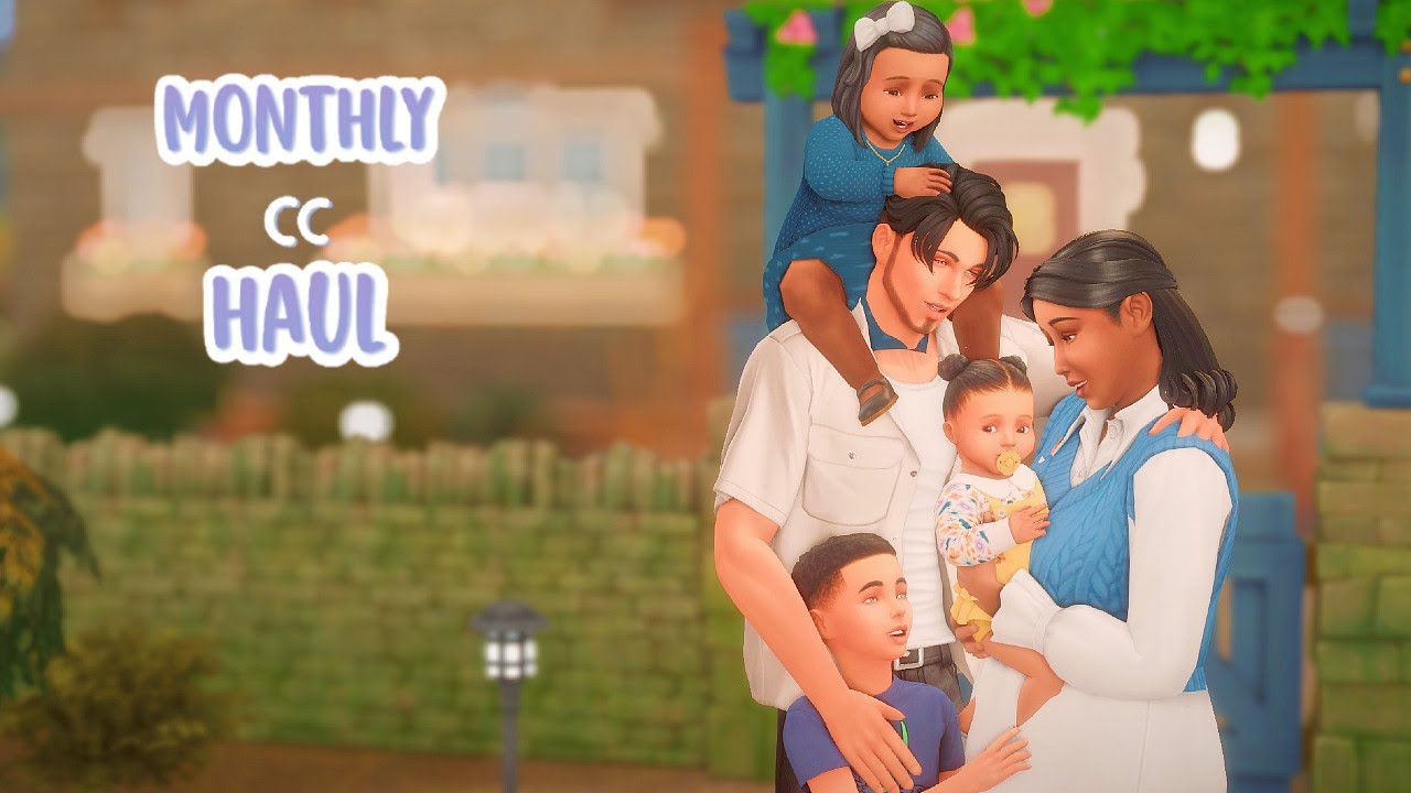 🎄 December 2024 Sims 4 CC Haul | AXA Collab, Bear Outfits & More! 🐻👗👶 ...