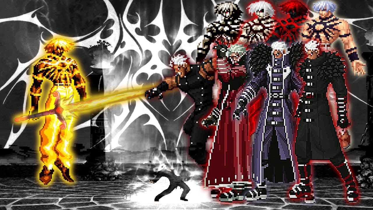 [KOF Mugen] Phoenix Orochi Vs Bosses Team - YouTube