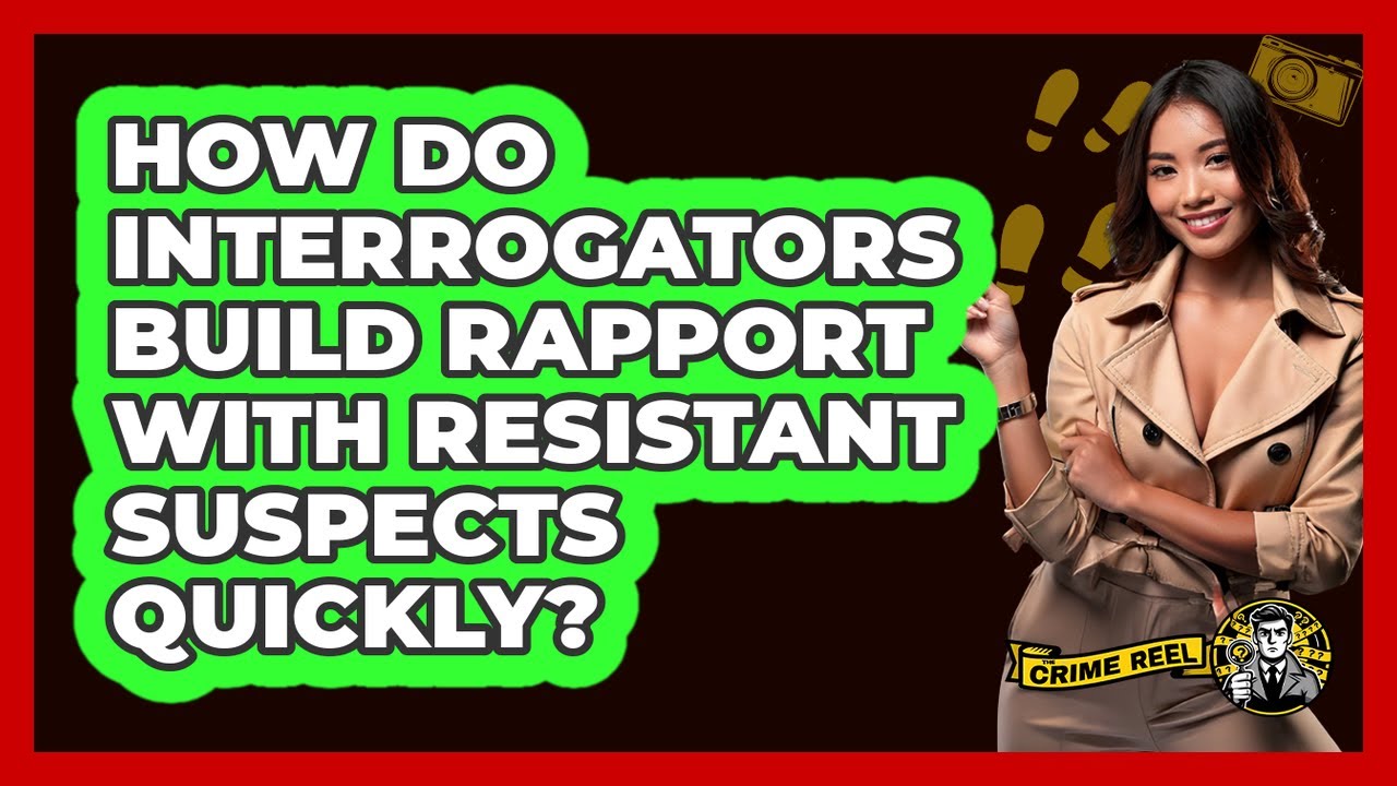 How Do Interrogators Build Rapport With Resistant Suspects Quickly ...