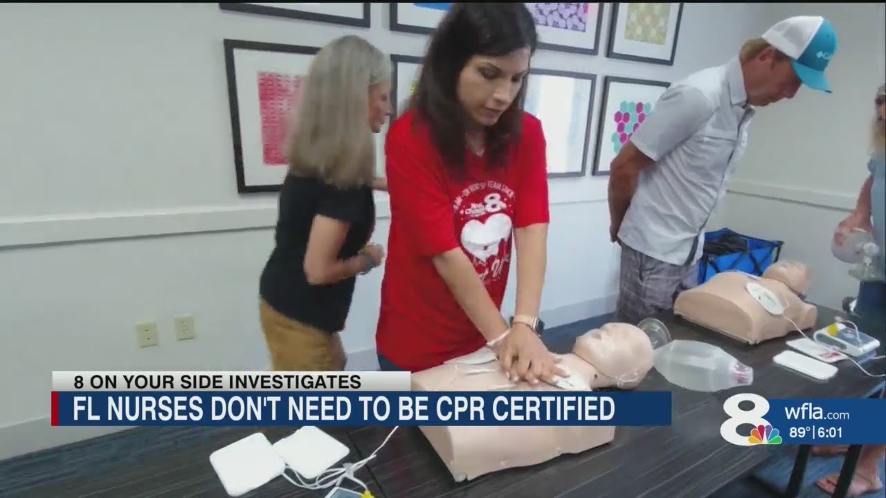 Florida does not require nurses to be CPR certified - YouTube