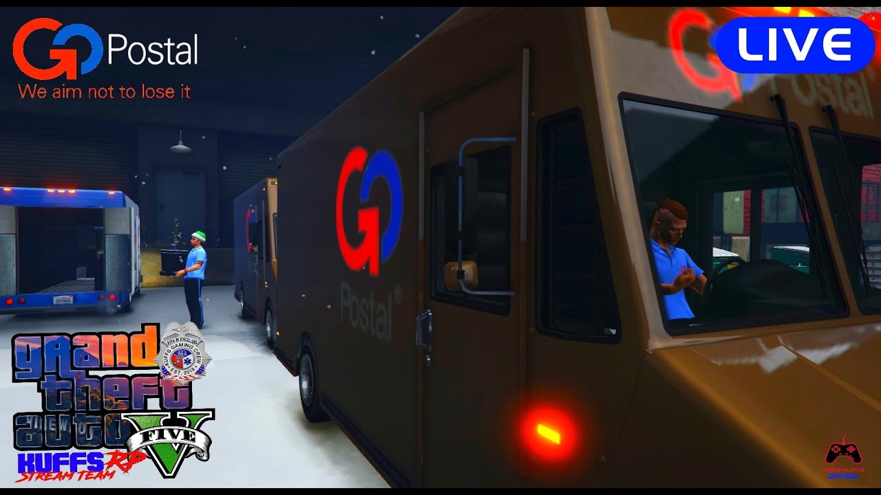 Live: GTA5 (5M) Go Postal last minute Christmas Eve' deliveries from ...