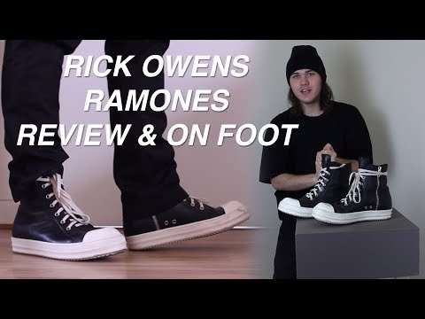 Rick Owens Ramones Review & On Foot