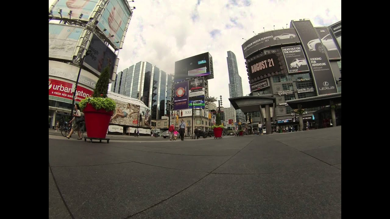 Toronto's Time Square - YouTube