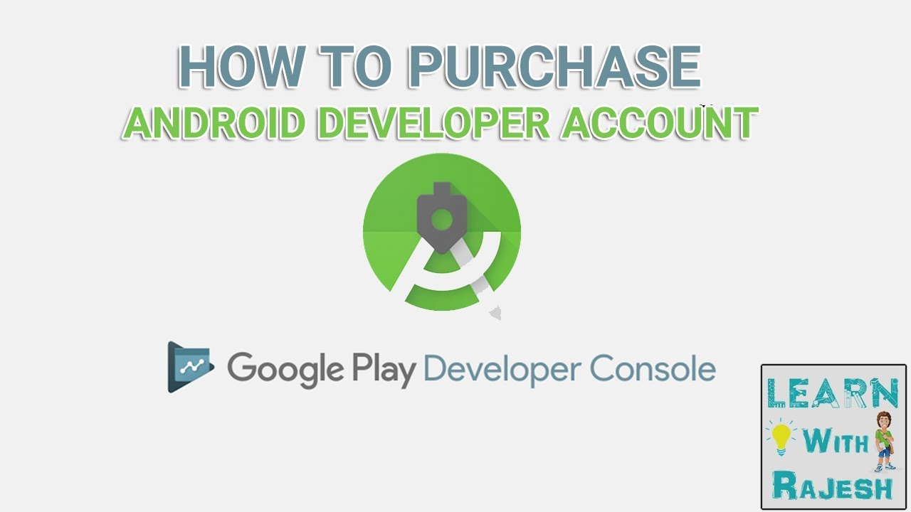 How to Purchase Android Developer Account (with in 3 mins) - YouTube