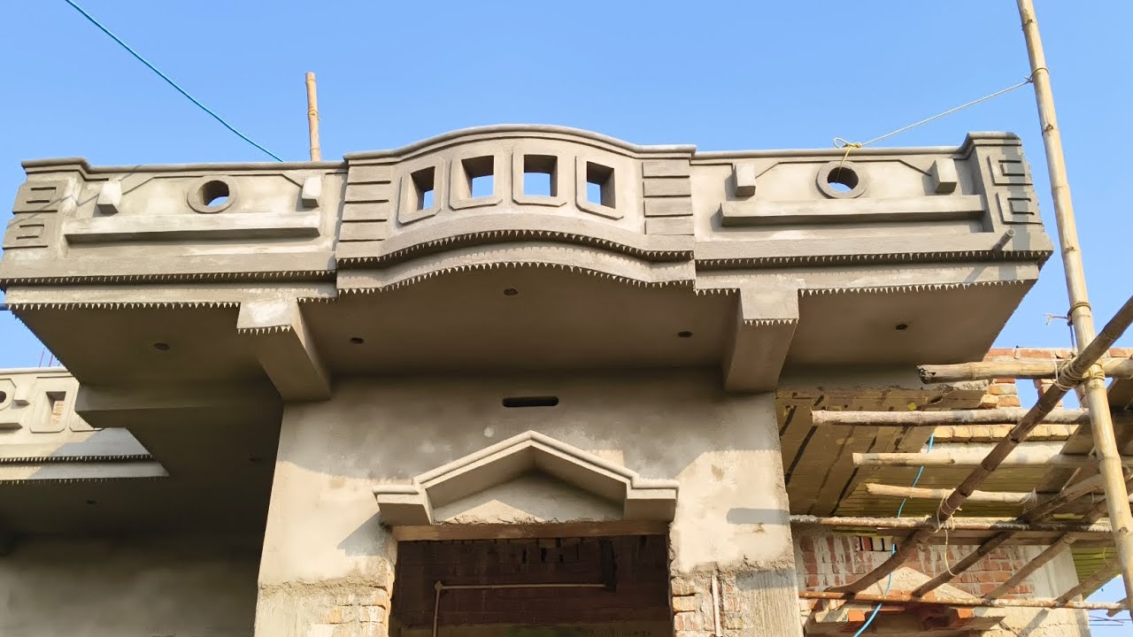 parapet design pipe work - YouTube