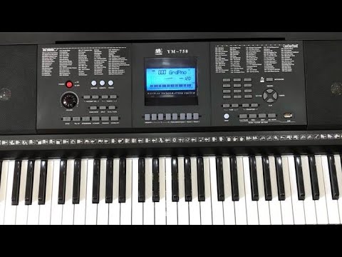 YM-758 Keyboard - YouTube