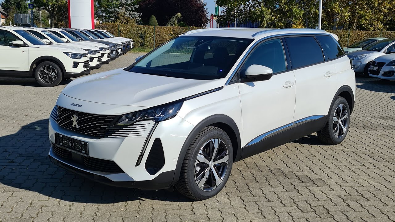 Peugeot 5008 Allure Pack 2.0 BlueHDi 180 EAT8 Pearlescent White - Nappa ...