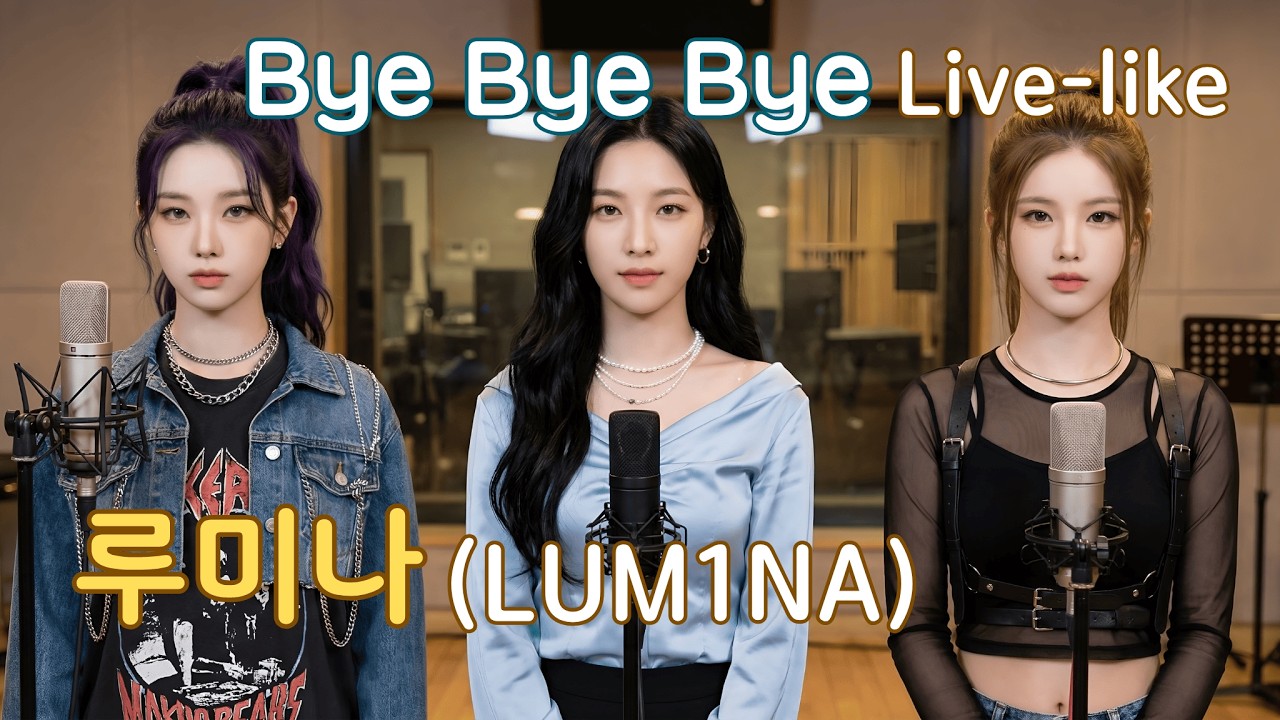 전체 노래 듣기 | Bye Bye Bye - 루미나(LUM1NA) | AI girl group | Live-like ...