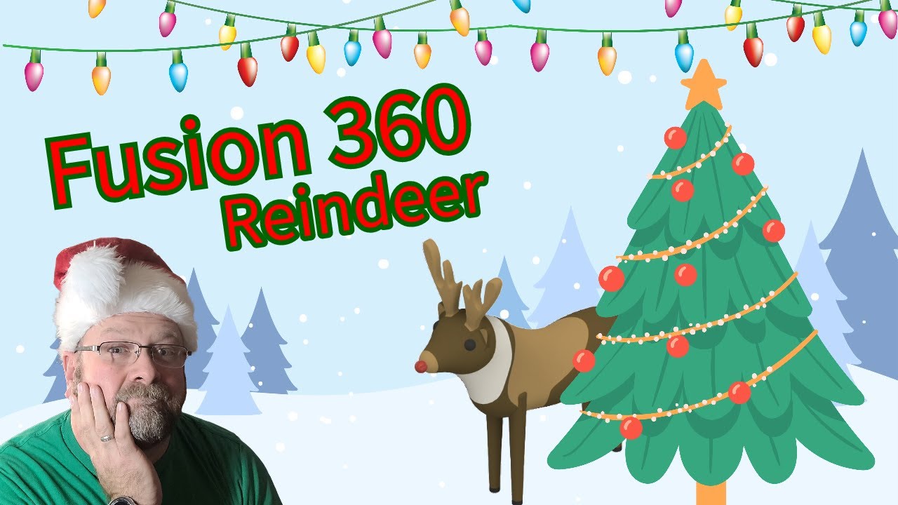 Crafting Holiday Magic: Creating a 3D Reindeer in Fusion 360! - YouTube