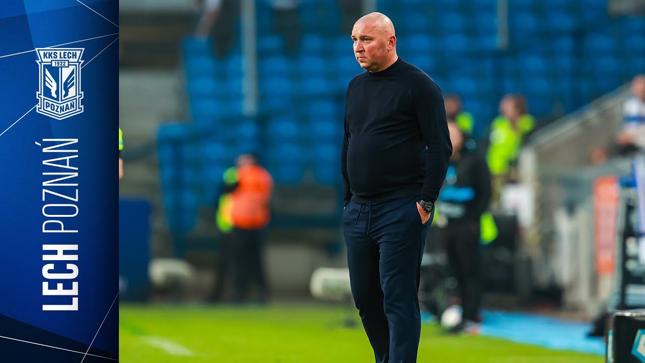 KONFERENCJA PRASOWA | Trener Mariusz Lewandowski po meczu Lech Poznań ...