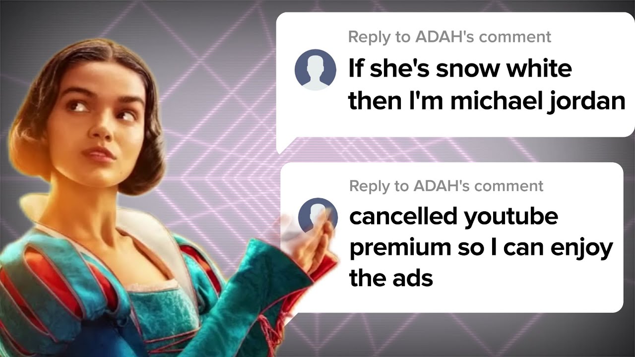 FUNNIEST Snow White Trailer Comments (as a Song) PART 3 V3 - YouTube