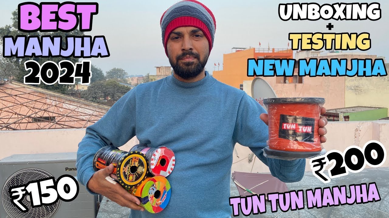 Tuntun Manjha Testing🔥Best manjha for kite cutting 2025|Gattu Stash ...