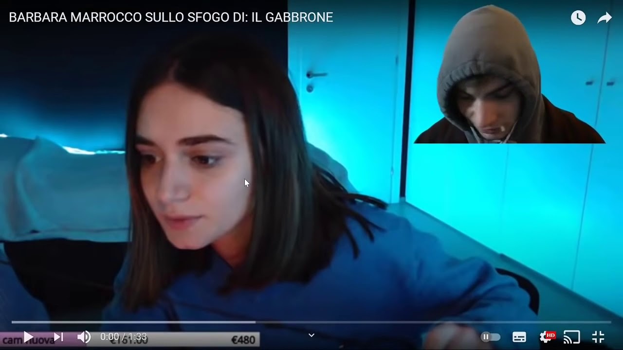 Il Gabbrone reagisce a Barbara Marrocco che parla del suo sfogo. - YouTube