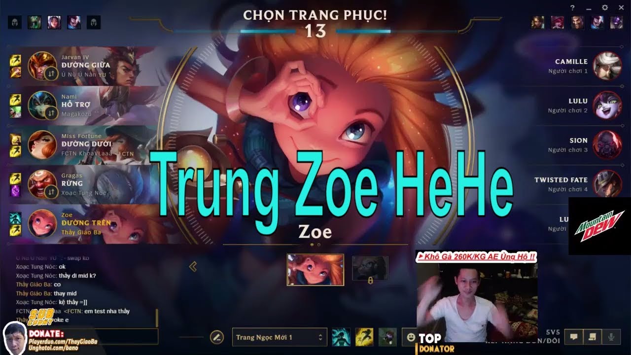 Thầy Ba đánh Zoe bị team quăng game | Thầy Giáo Ba | FFQ Baroibeo ...