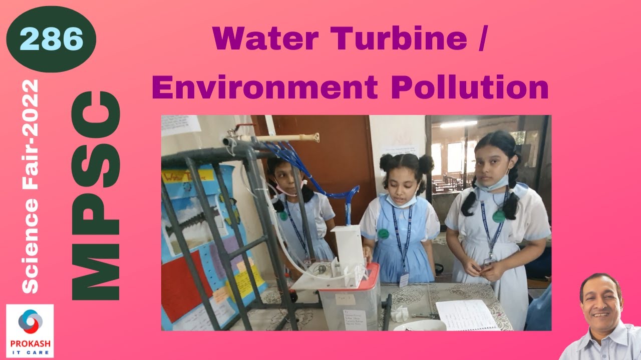 Water Turbine / Environment Pollution: Science Fair-2022 - YouTube