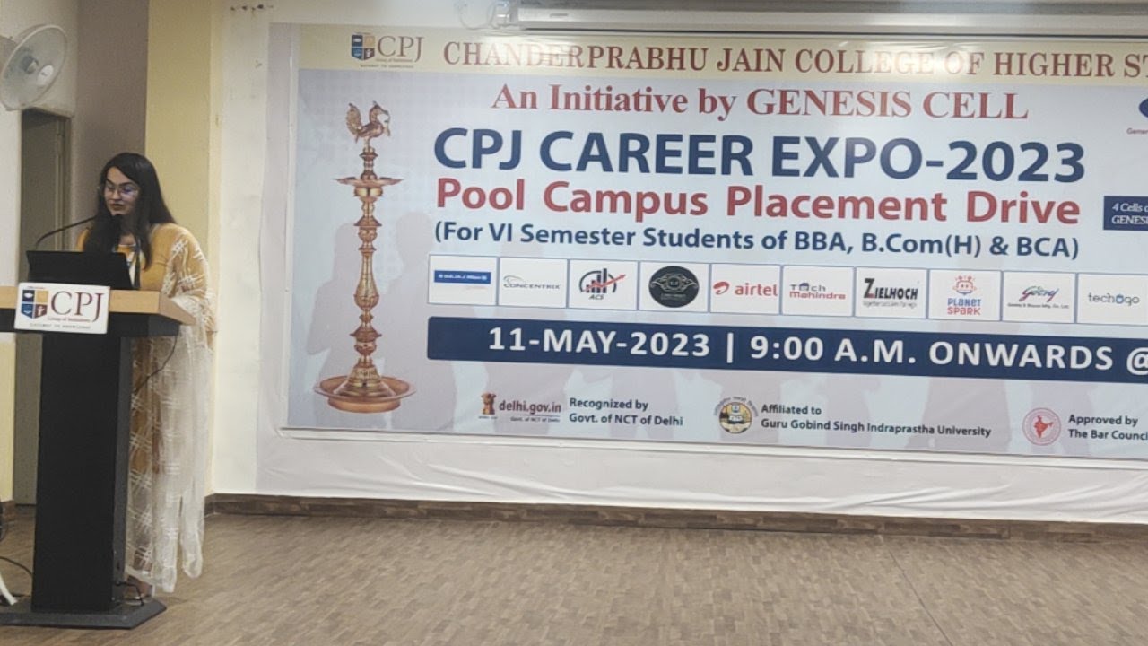 Career Expo-2023 | Pool Campus Placement Drive | CPJ College, Delhi ...